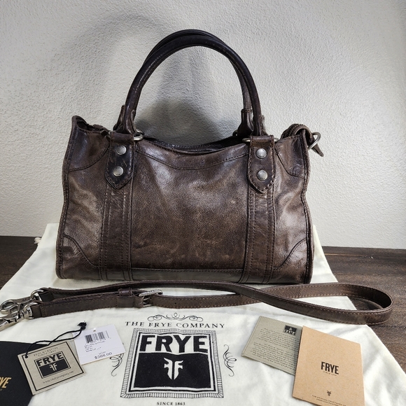 Frye | Bags | Frye Melissa Satchel Dark Brown | Poshmark